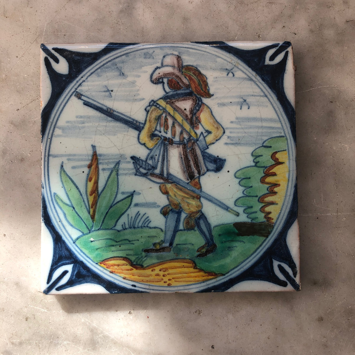 20th century soldier tile – leonpaulantiques