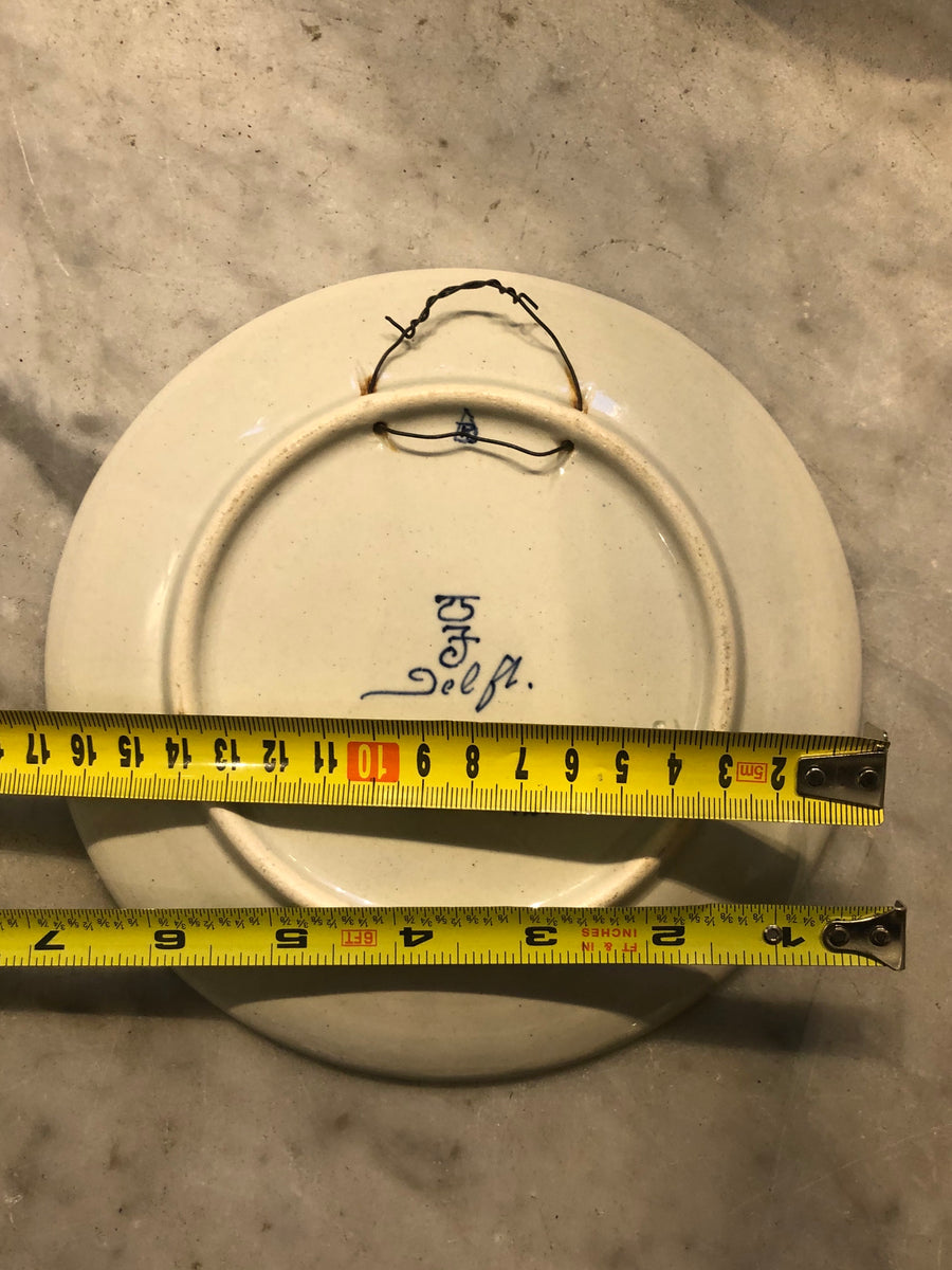 Royal Delft handpainted dutch plate 1914 – leonpaulantiques